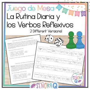 15+ Activities For Your Spanish Daily Routine and Reflexive Verbs Unit ...