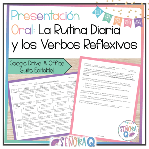 15+ Activities For Your Spanish Daily Routine and Reflexive Verbs Unit ...