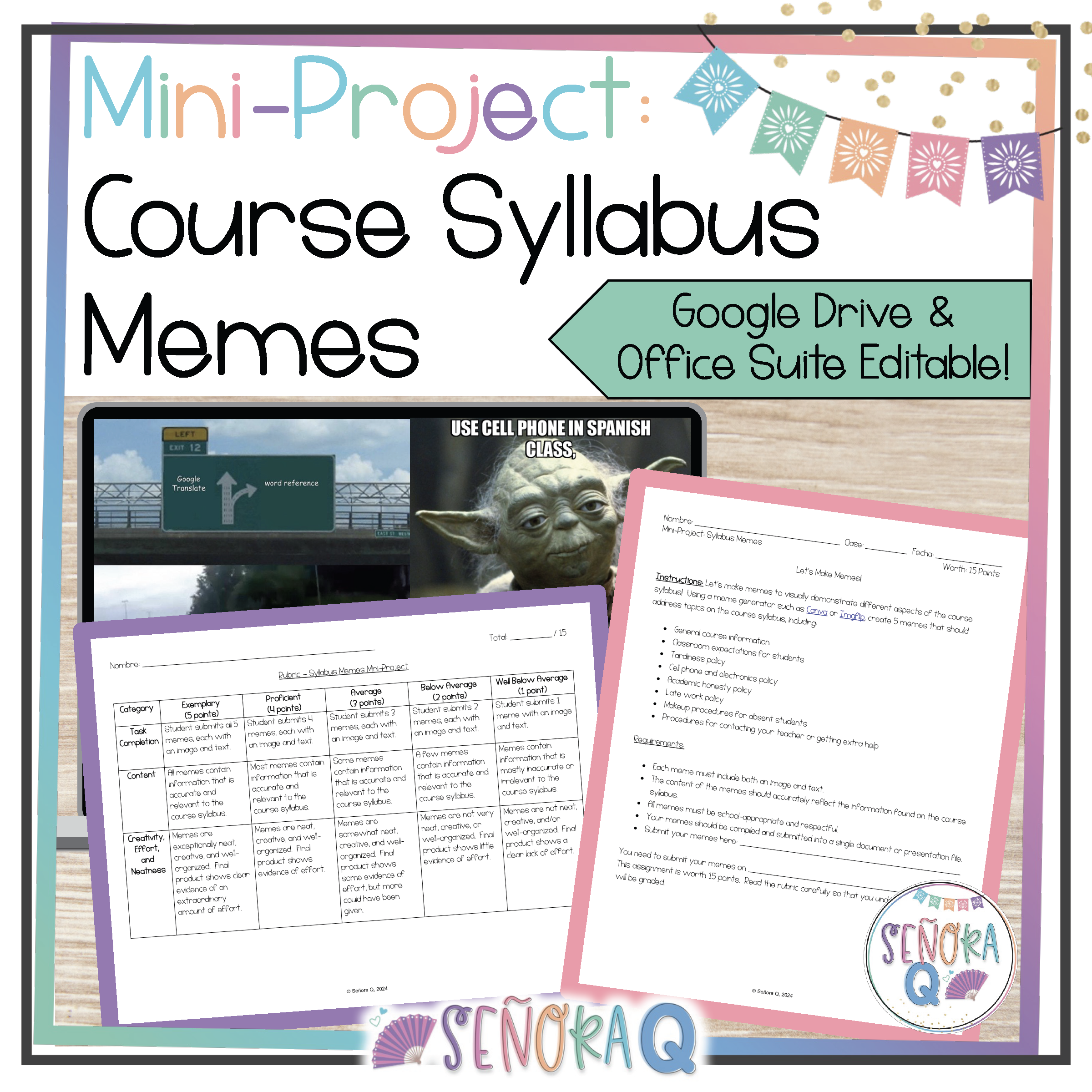 3 Ideas for Making Syllabus Day More Fun! – Señora Q