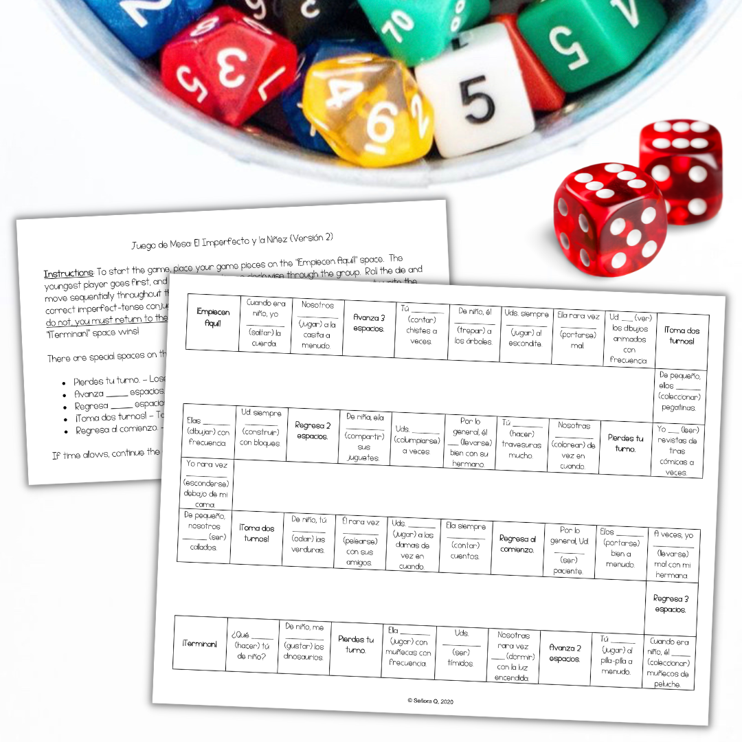 15+ Activities For Your Childhood and the Imperfect Unit – Señora Q