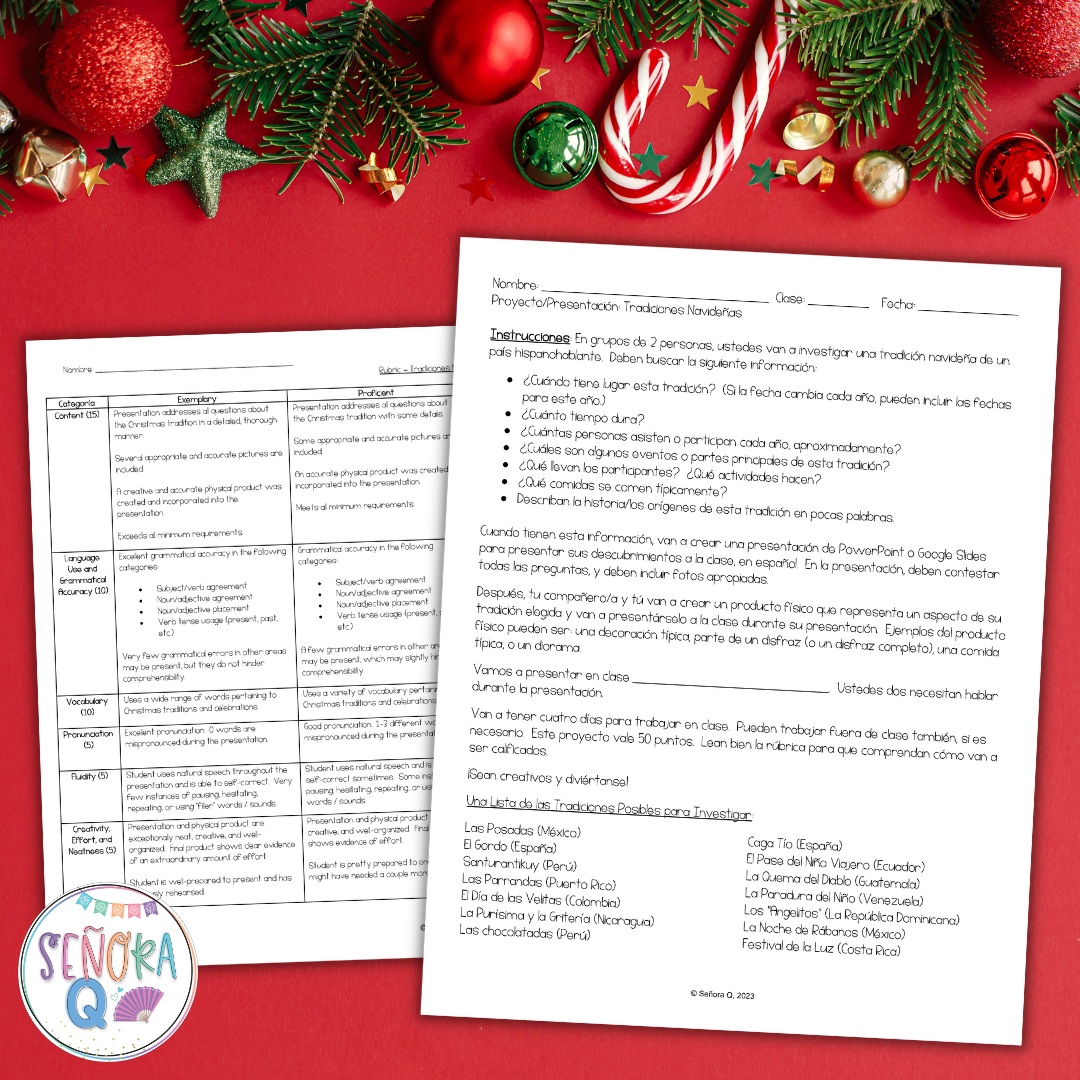 Activities for Teaching Christmas Traditions in Spanish-Speaking ...
