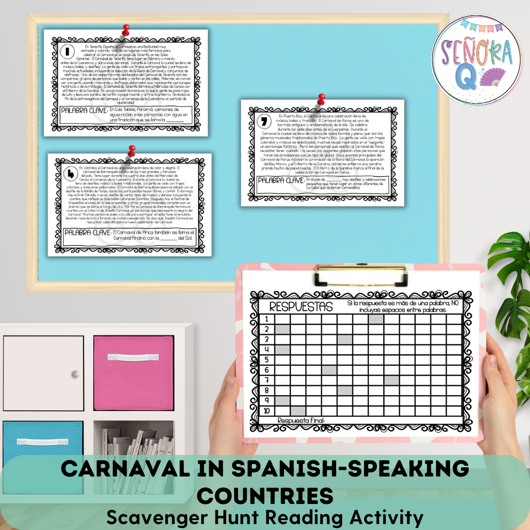 Carnaval Activity Ideas for Spanish Class – Señora Q
