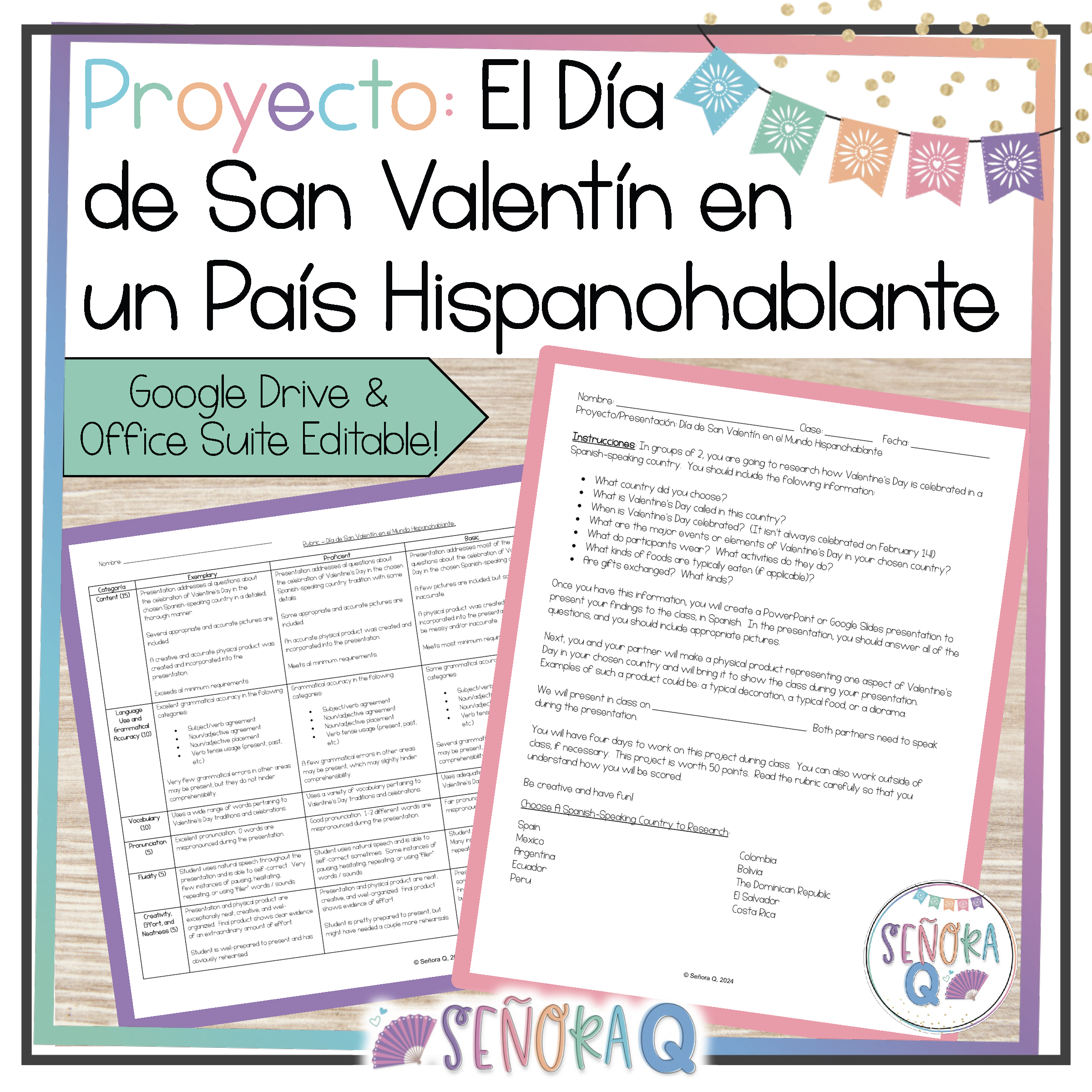 Valentine’s Day Activity Ideas for Spanish Class – Señora Q