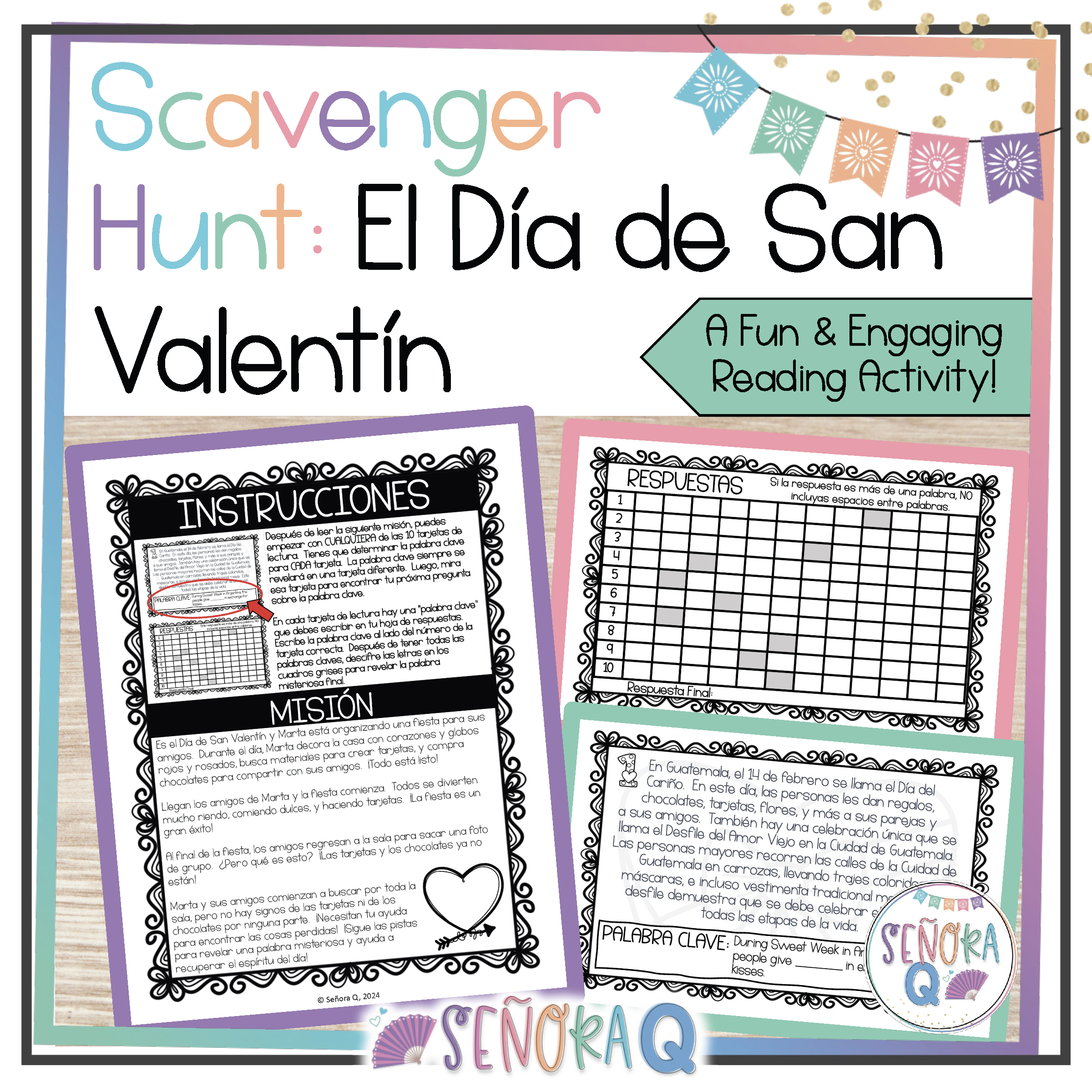 Valentine’s Day Activity Ideas for Spanish Class – Señora Q
