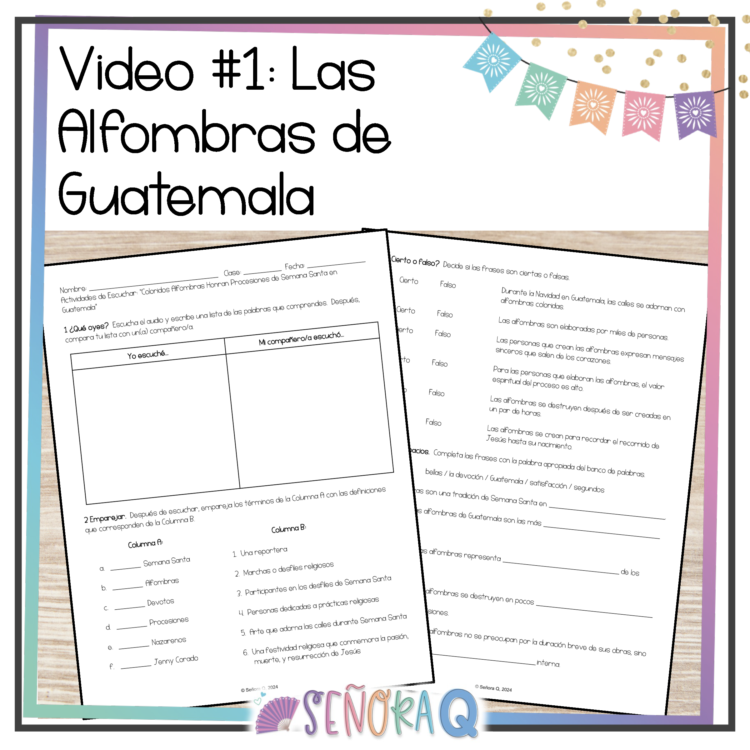 Semana Santa Activity Ideas for Spanish Class – Señora Q