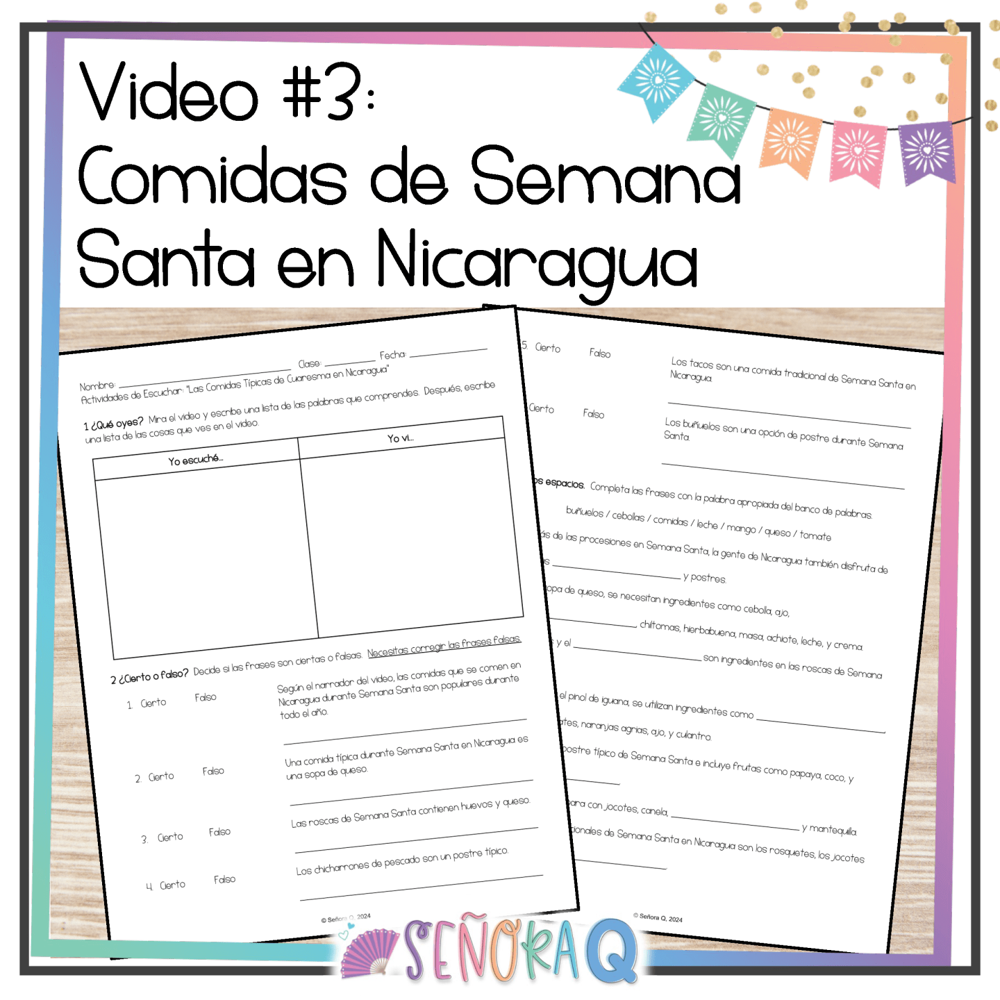 Semana Santa Activity Ideas for Spanish Class – Señora Q