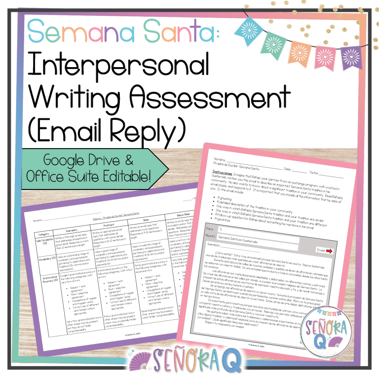 Semana Santa Activity Ideas for Spanish Class – Señora Q
