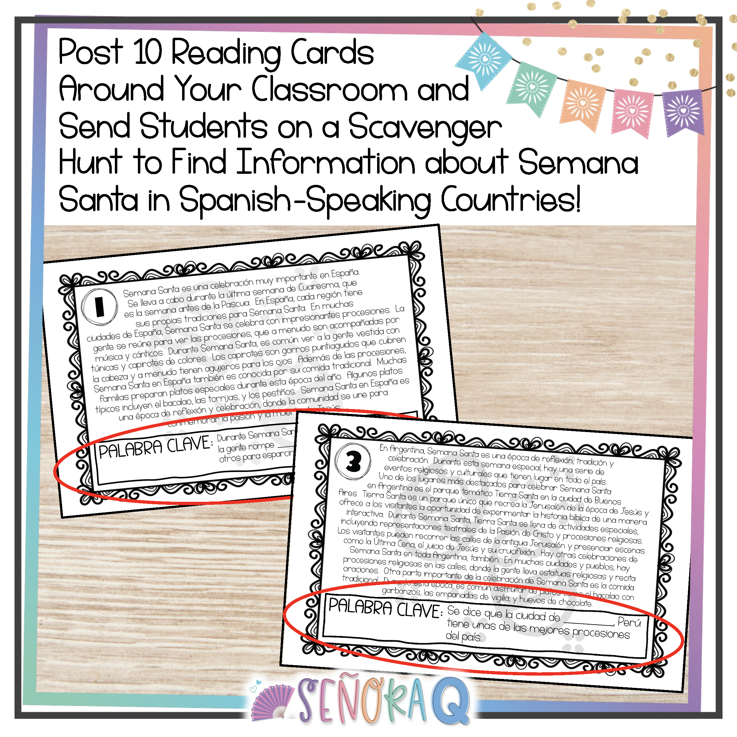 Semana Santa Activity Ideas for Spanish Class – Señora Q