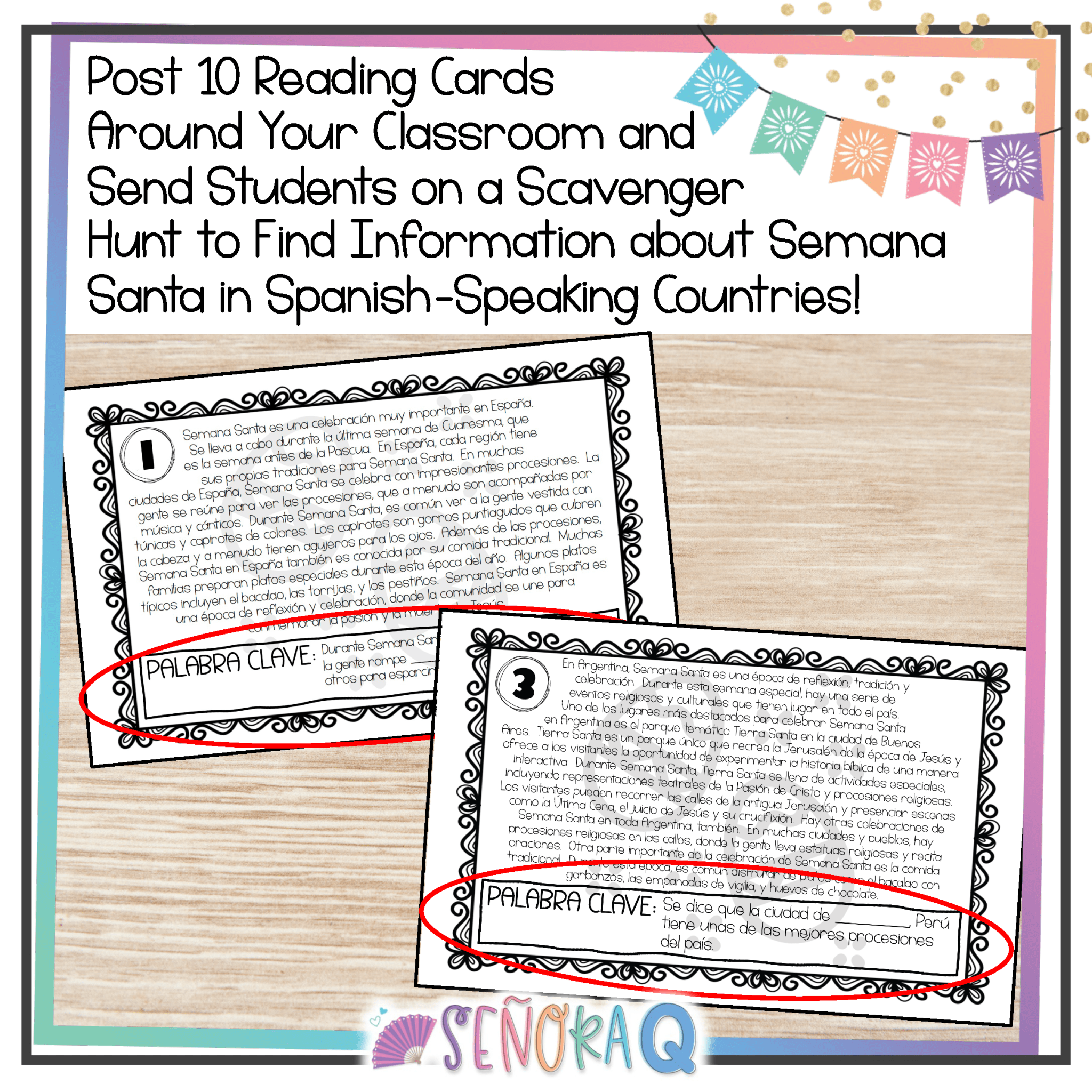 Semana Santa Activity Ideas for Spanish Class – Señora Q