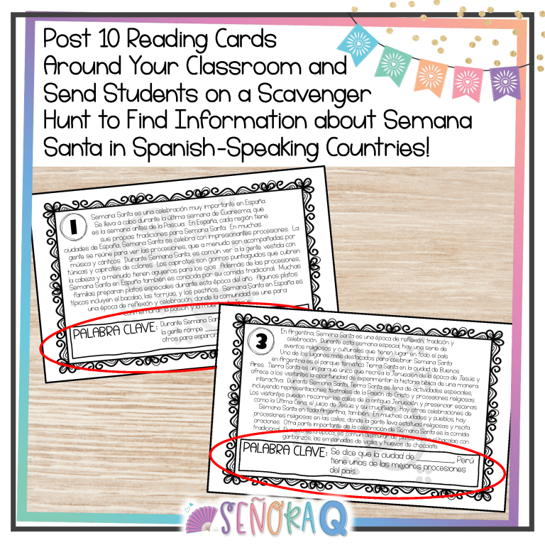 Semana Santa Activity Ideas for Spanish Class – Señora Q