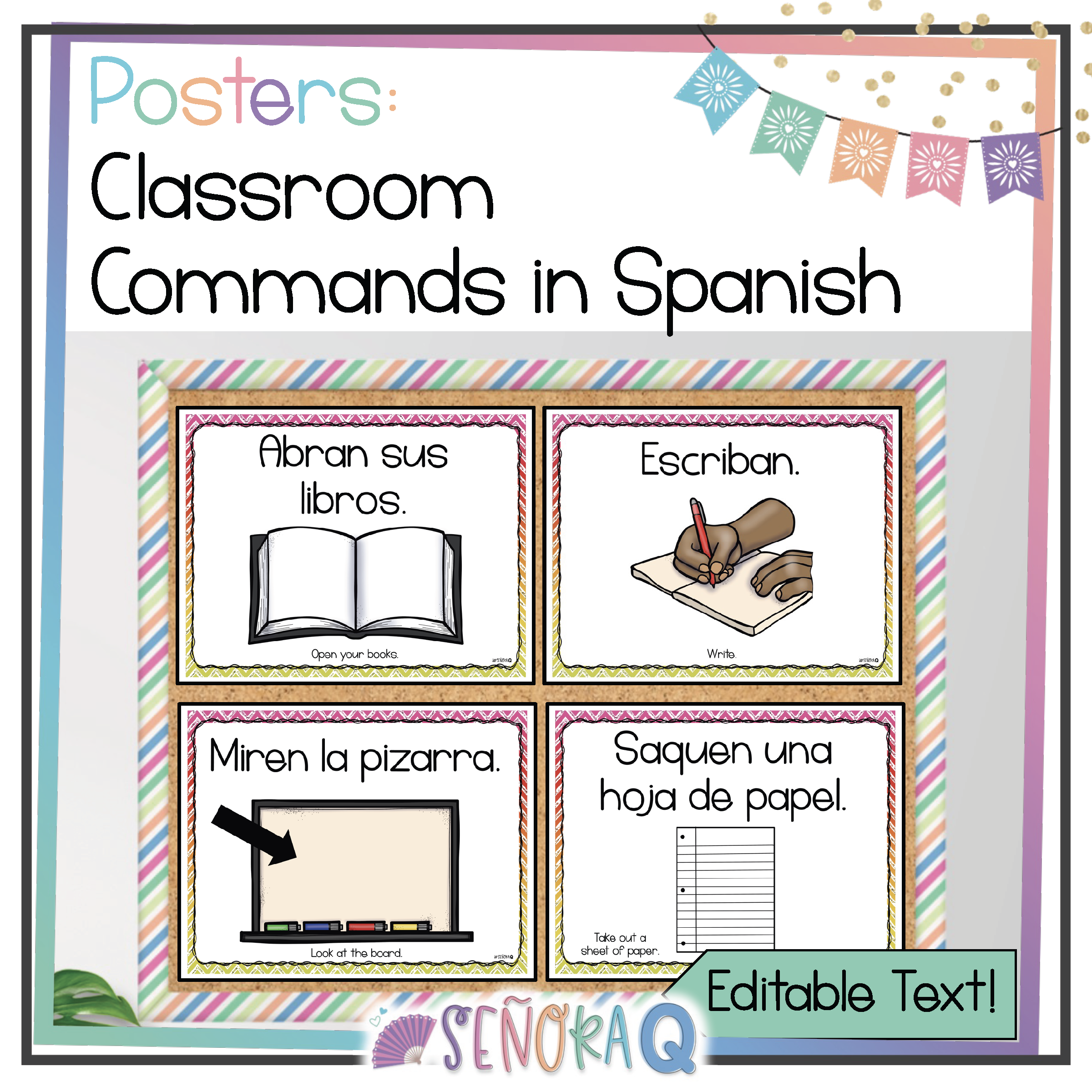 Classroom Decor Ideas for Spanish Teachers – Señora Q