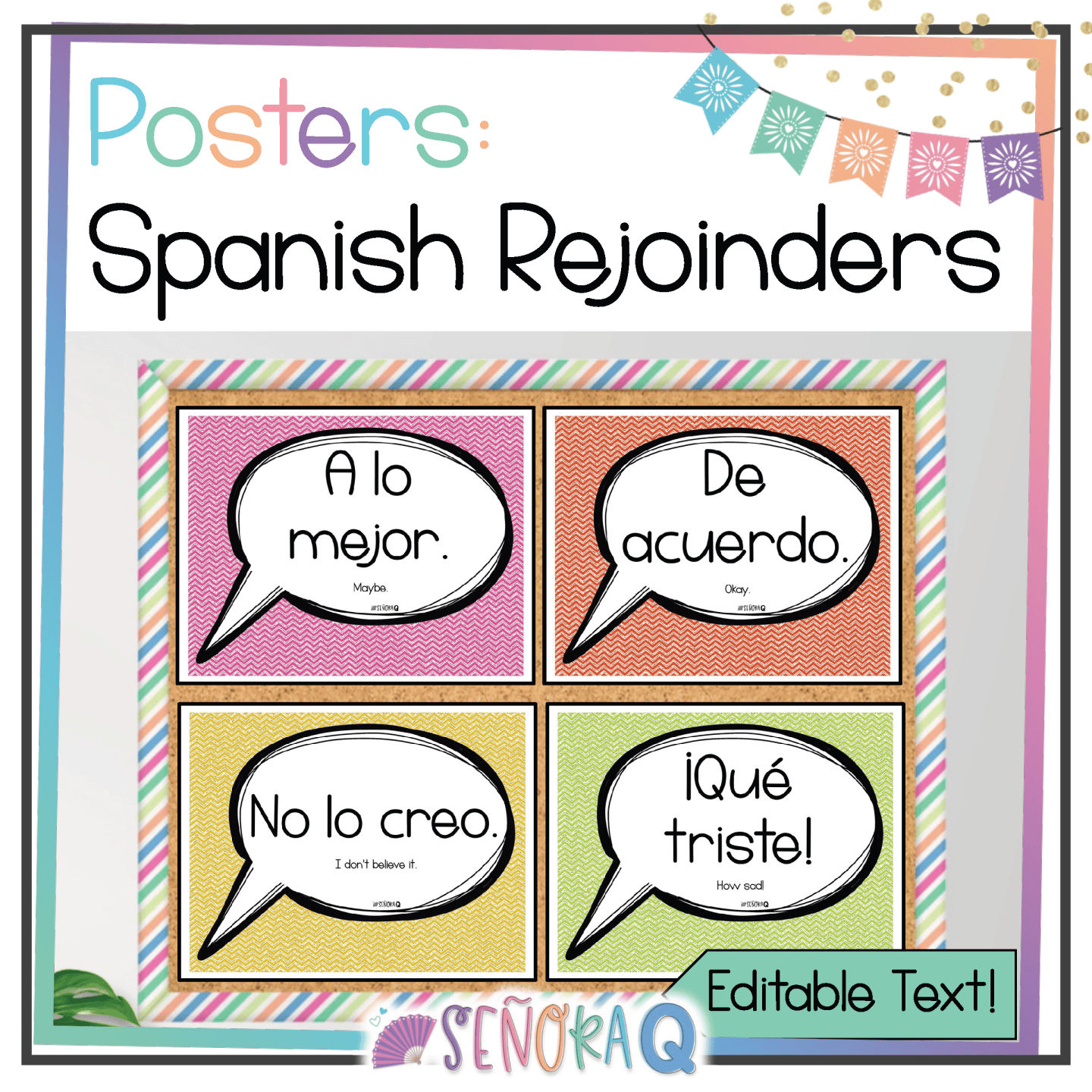 Classroom Decor Ideas for Spanish Teachers – Señora Q