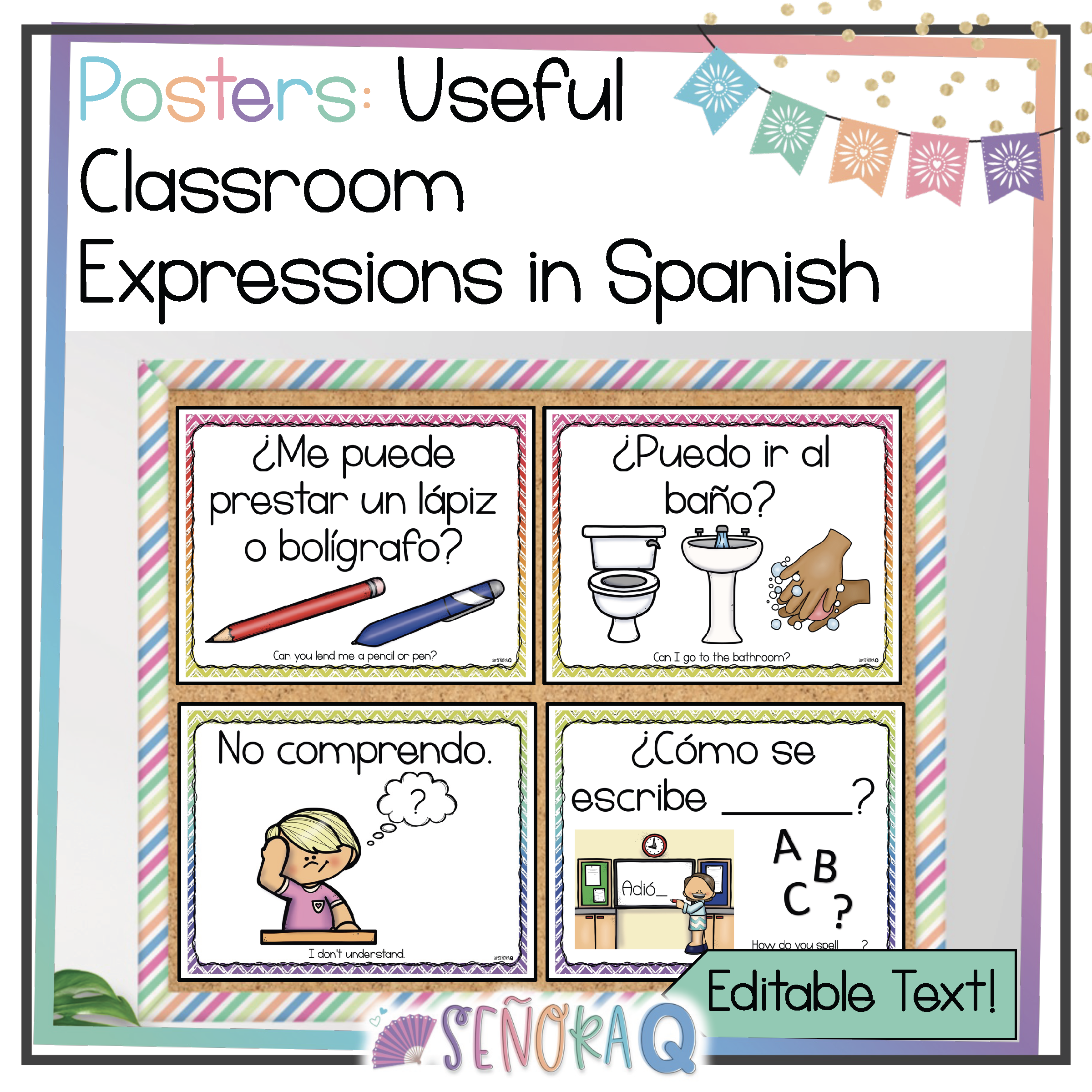 Classroom Decor Ideas for Spanish Teachers – Señora Q