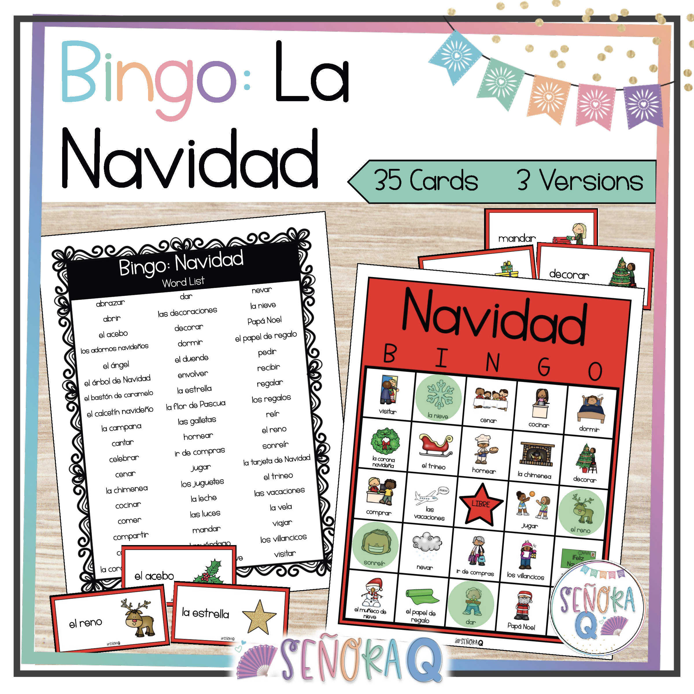 Christmas Vocabulary Activity Ideas for Spanish Class – Señora Q