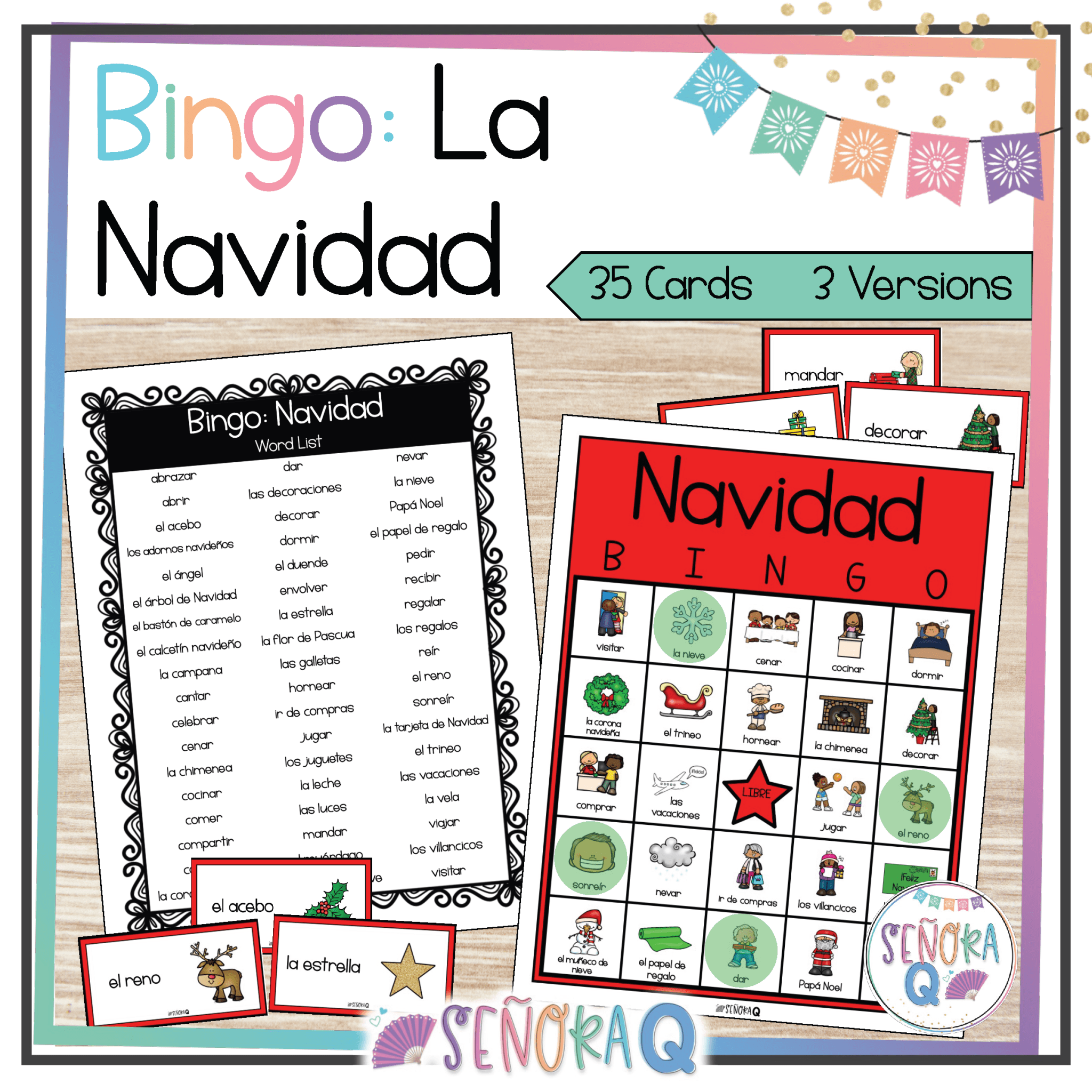 Christmas Vocabulary Activity Ideas for Spanish Class – Señora Q
