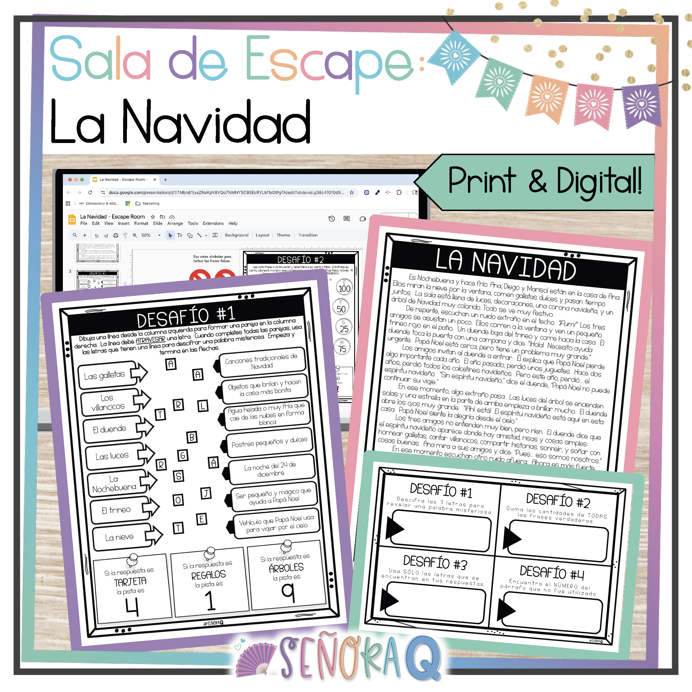 Christmas Vocabulary Activity Ideas for Spanish Class – Señora Q